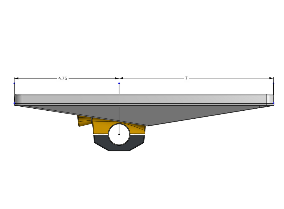 Starlink Mini Rail Mount – DarkStar Marine Hardware
